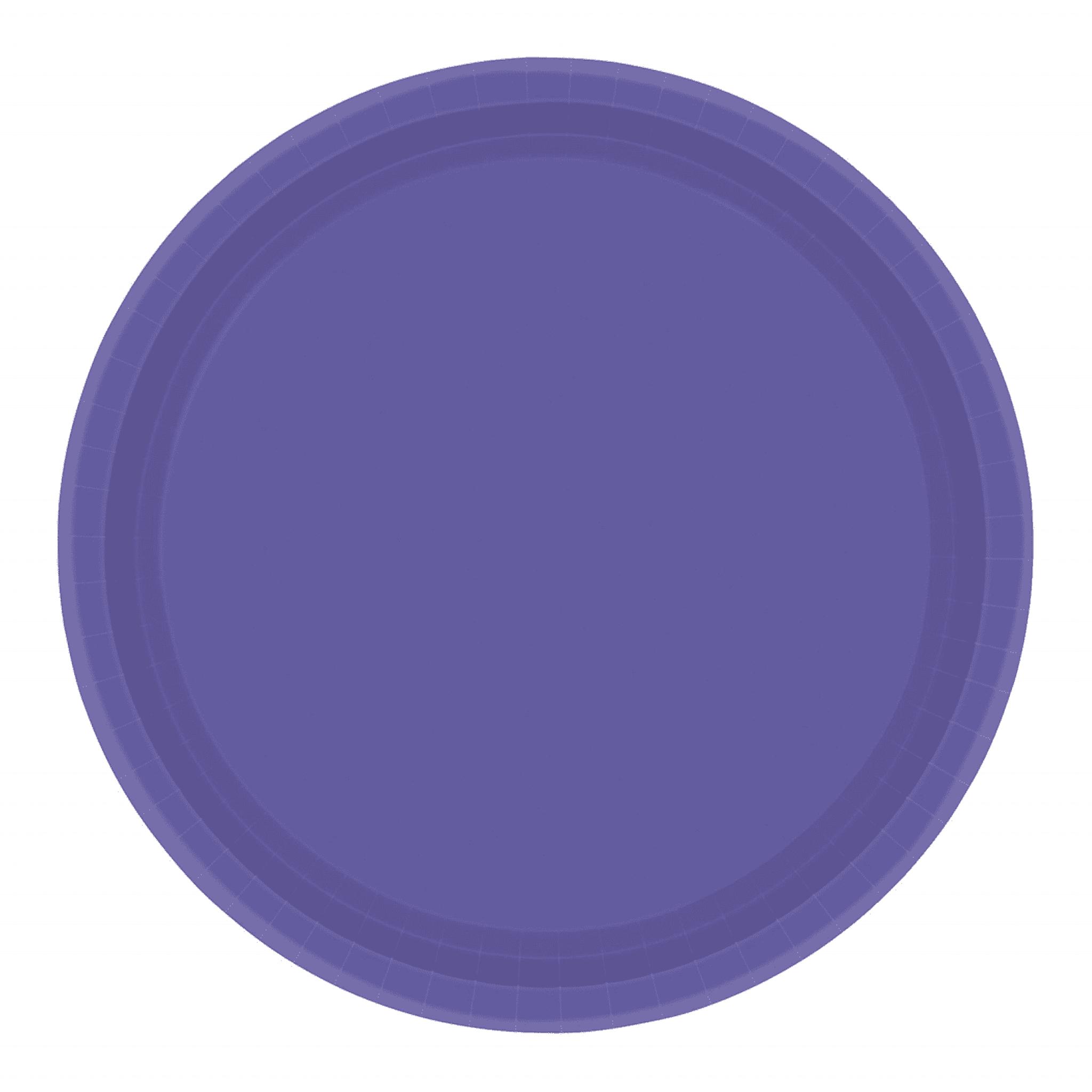 New Purple Paper Plates 8pk | Party Party