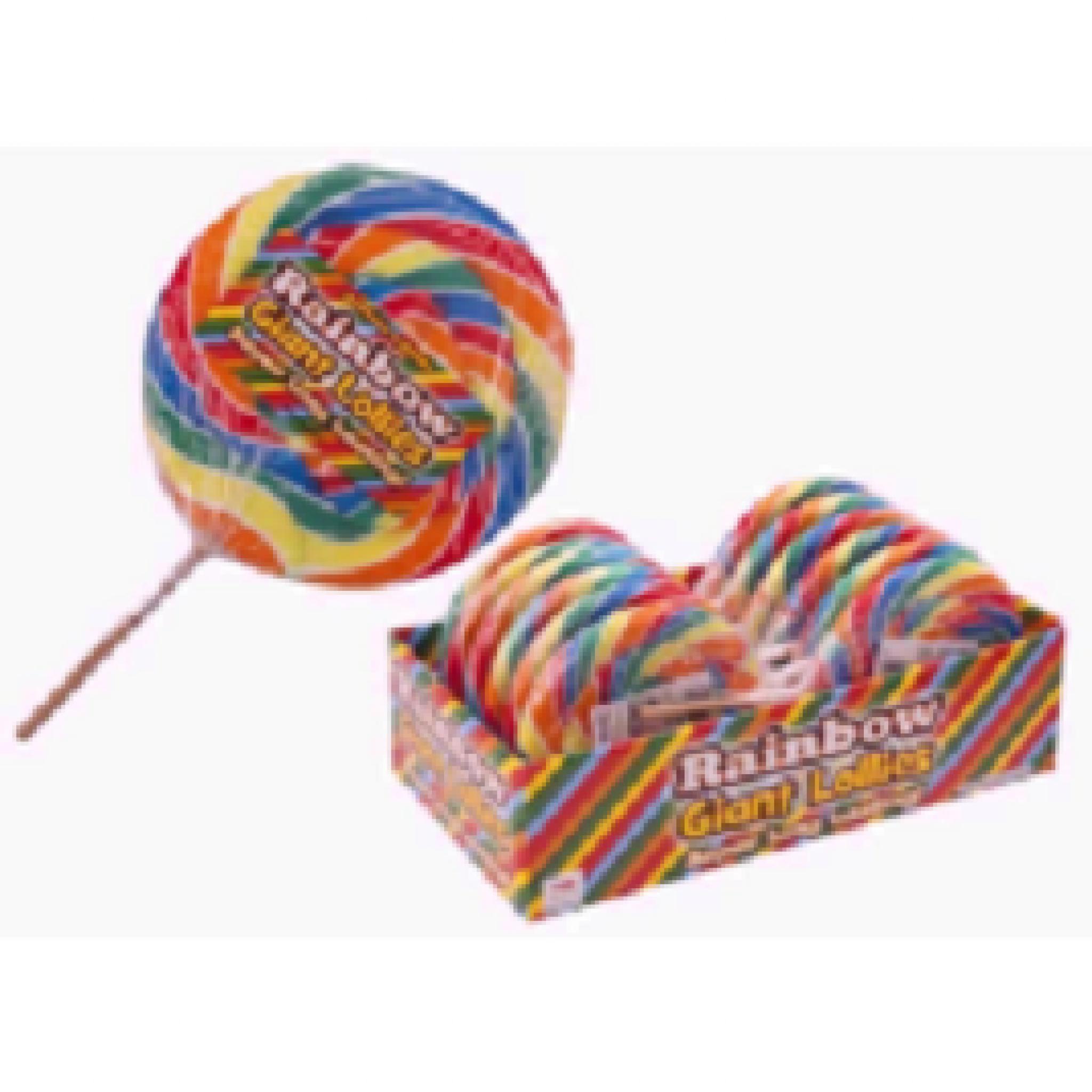 Rainbow Swirl Candy Lolly Pop 125g | Party Party