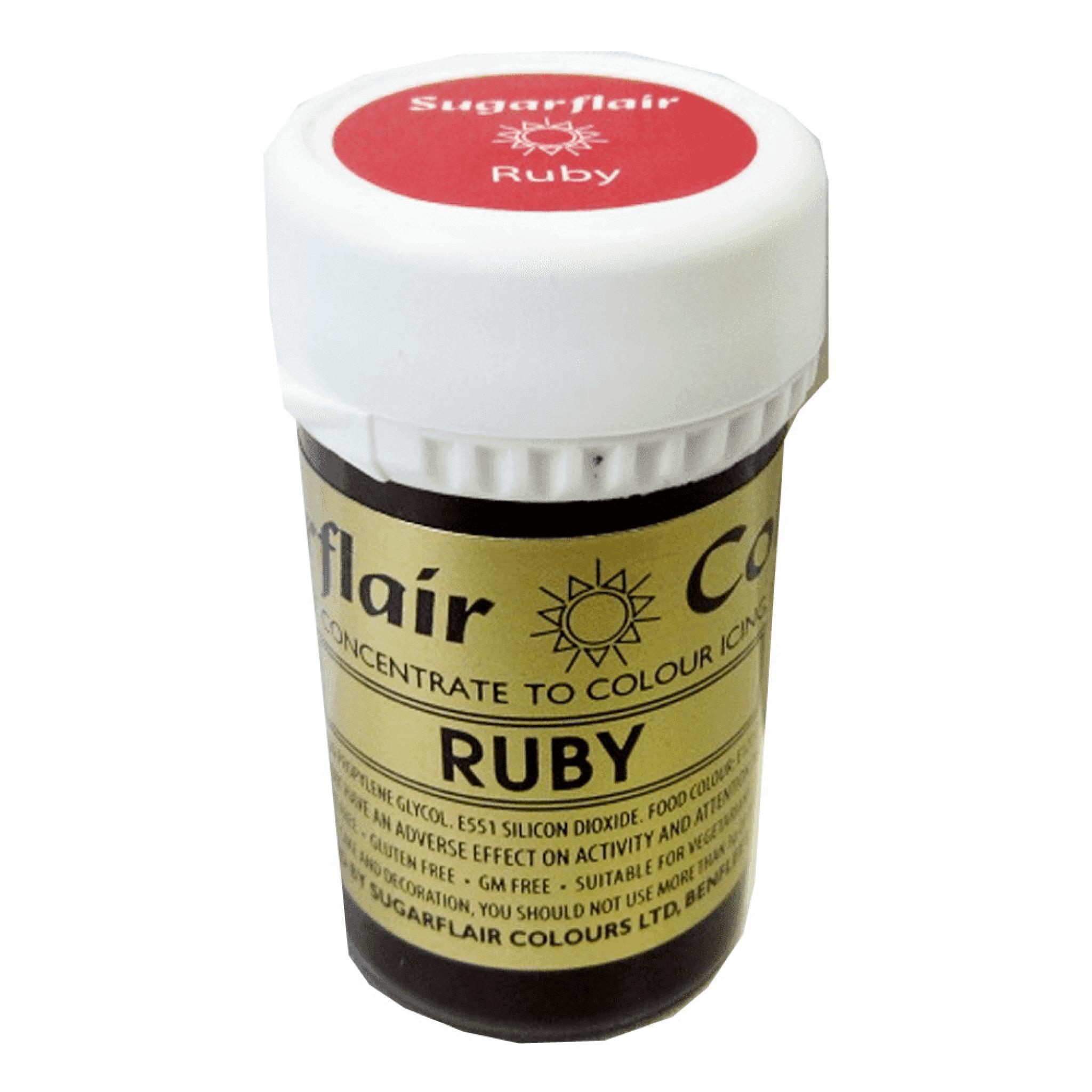 Sugarflair Ruby Red Food Colour